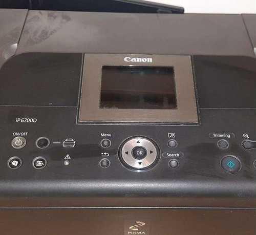 Принтер canon pixma ip6700d струйный цветной