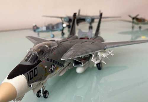 Коллекционная модель самолета F-14 масштаб 1/48