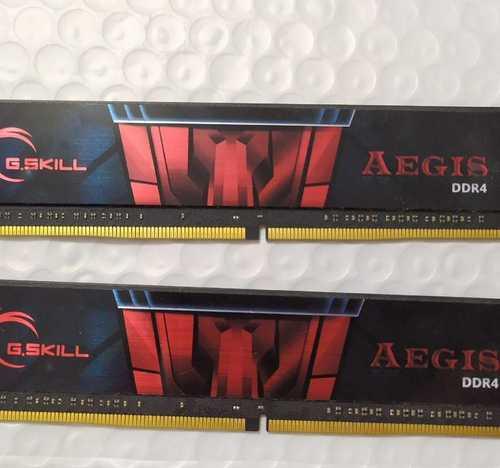 Оперативная память DDR4 G.skill Aegis 16 гб (2x8)