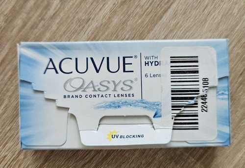 Линза acuvue oasys -2,5 двухнедельная, 1шт