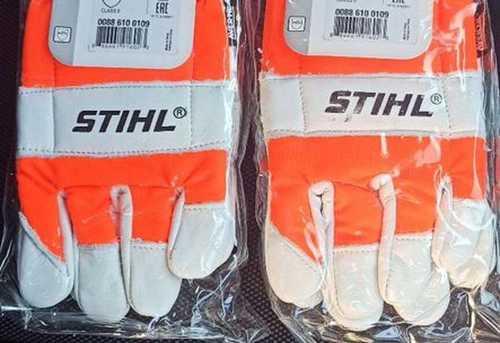 Перчатки защитные для работы с бензопилой stihl