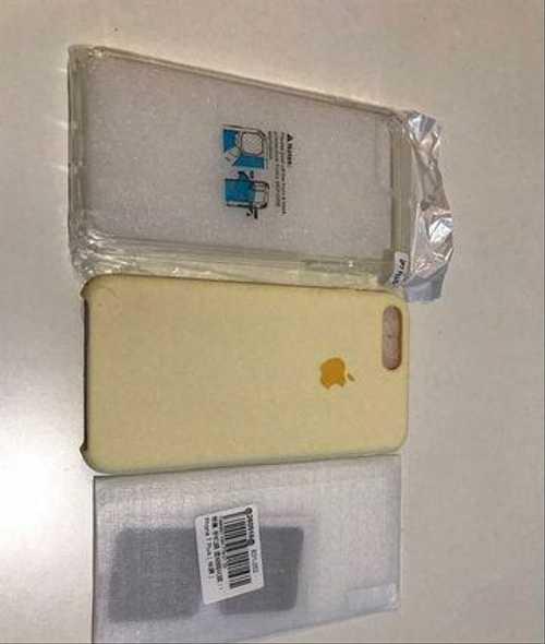 Чехлы и стекло на iPhone 7 plus