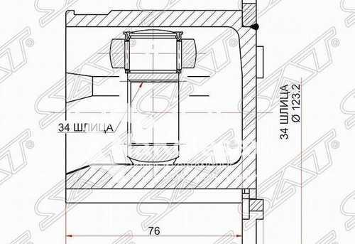 Шрус внутренний audi A4 01-08/A6 99-11/A8 02-10