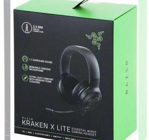 Игровые наушники Razer Kraken X lite