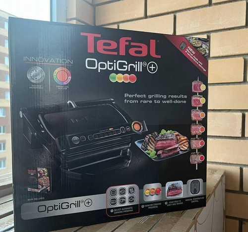 Электрогриль Tefal Optigrill+ GC712834 Black