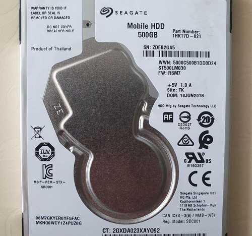 Mobile hdd 500 gb