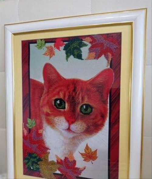 Картина рыжий кот