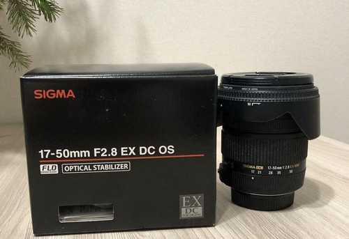 Объектив Sigma 17-50 F2.8 EX HSM for Nikon F