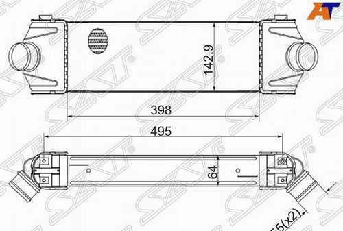 Интеркулер Ford Transit 6