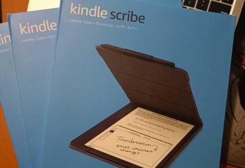 Обложка оригинал Amazon Kindle Scribe Leather Cove