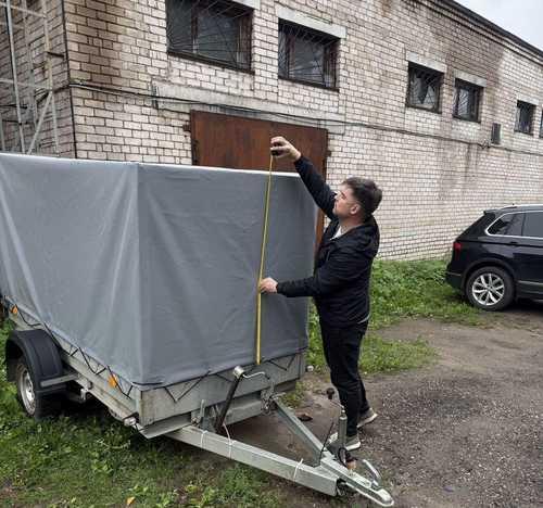Тент точно по форме каркаса на ваш прицеп