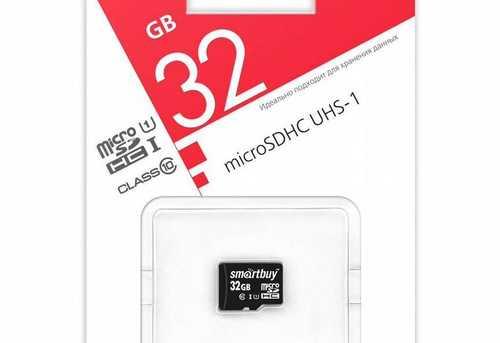 Карта памяти microsdhc 32Gb SmartBuy, Class10, UHS