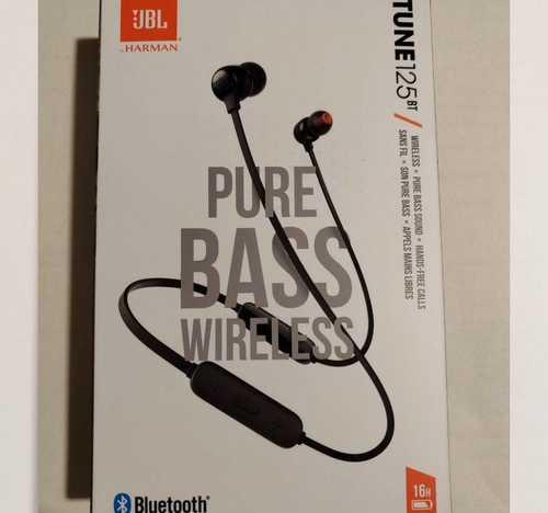 Беспроводные наушники jbl tune 125bt