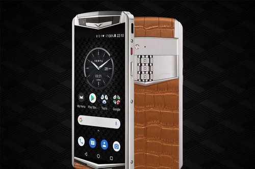 Vertu Aster P Baroque Ti Matt Golden Alligator