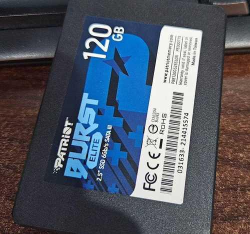 SSD накопитель Patriot 120Гб