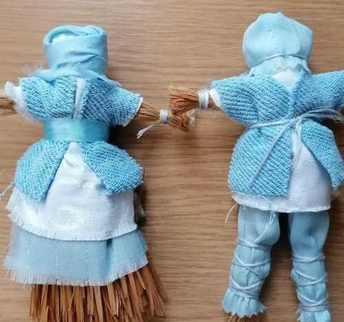 Куклы из соломы. Декоративные