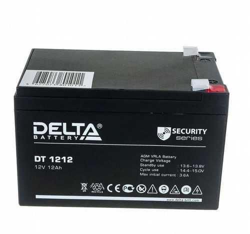 Аккумуляторы delta dt1212 новые 8шт