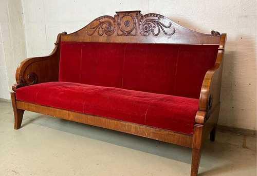 Антикварный русский диван, 19 век. Ампир