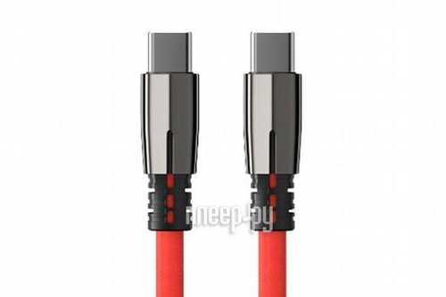 AccesStyle Type-C - Type-C 1m Red CC50-f100led