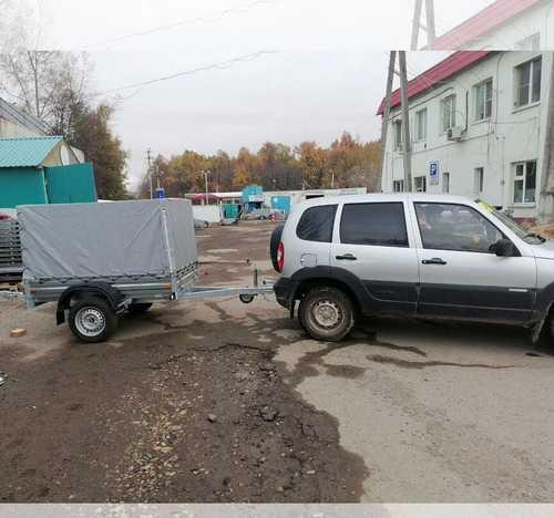 Прицеп мзса 817710.022 с тентом для дачи и рыбалки