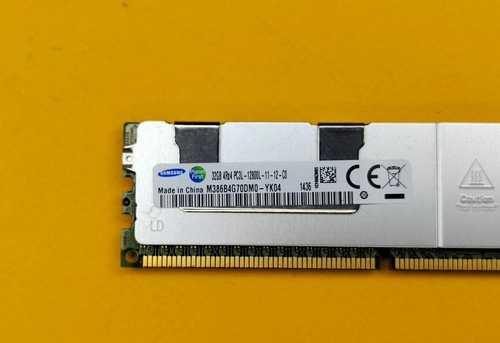 Серверная DDR3 L 32GB 1600 MHz ECC REG samsung 4Rx