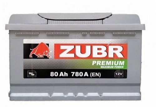 Новый аккумулятор zubr premium 80.0
