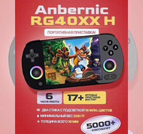 Оригинальная игровая приставка anbernic RG40XX H