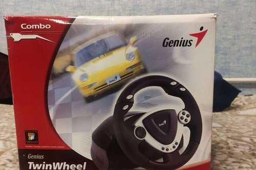 Genius twinwheel игровая приставка руль и педали