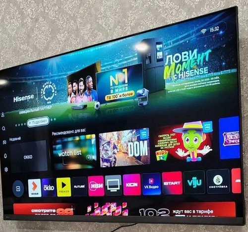Телевизор SMART tv android 4k 50 дюймов