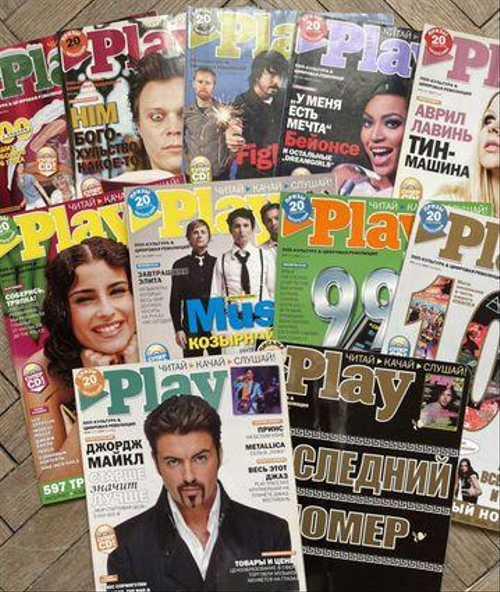 Журнал Play 2007 год 11 журналов