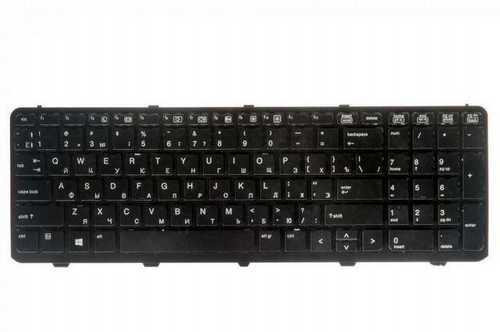 Клавиатура для ноутбука HP ProBook, черная с рамко