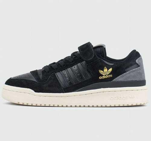 Кроссовки Adidas Forum Low Black / White new