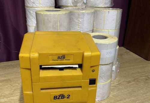 Принтер этикеток Godex BZB-2 с наклейками
