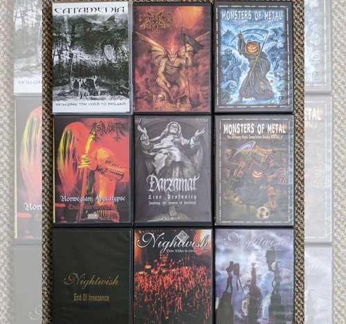 DVD (метал, рок, metal, rock)