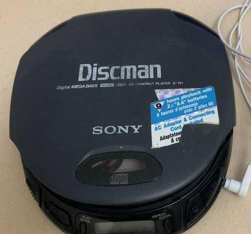 Cd плеер sony discman