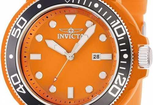 Оранжевые Часы Дайверы Invicta Pro Diver Светятся