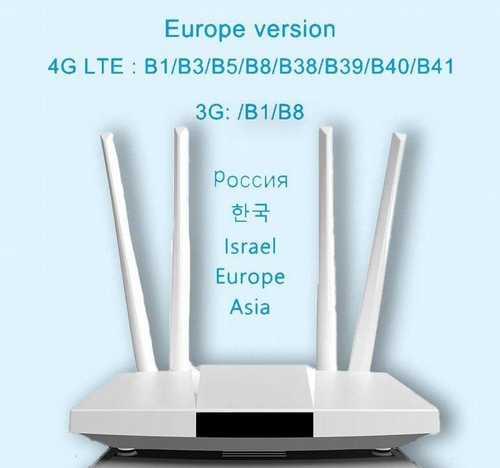 Маршрутизатор LC112 4G SIM-карта WiFi 4G RJ45 LAN