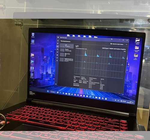 MSI Bravo 15 ноут 120hz cpu16x3ghz 16ddr4 256m2 м2