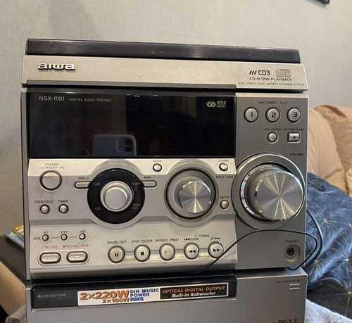 Музыкальный центр aiwa nsx-r81 и колонки