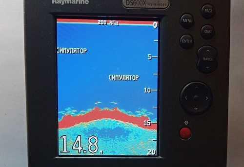 Эхолот Raymarine DS600X с датчиком глубины