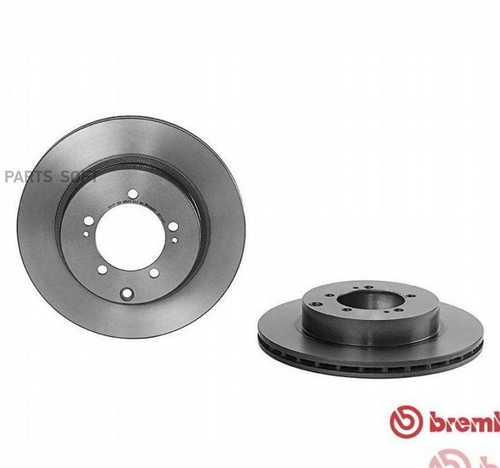 Brembo 09.7143.31 Диск тормозной задн. с уф покрытием mitsubishi lancer VII (CS A CT A) 03/00-08/13