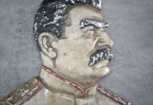 Панно барельеф Сталин