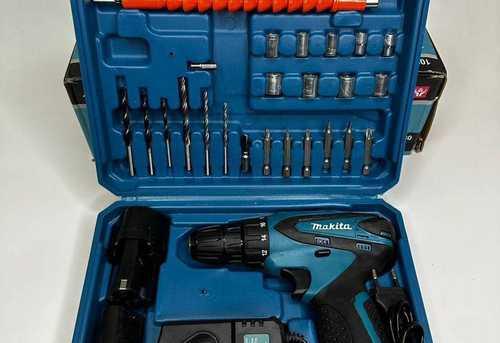 Шуруповерт makita 12v с набором