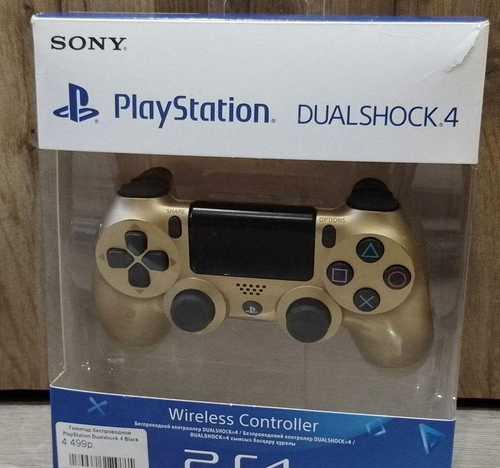 Геймпад б/у оригинал Sony Dualshock 4 v2 Gold