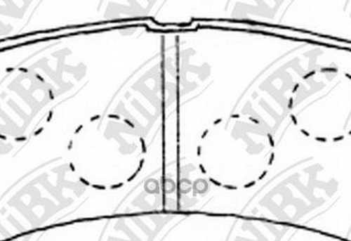 PN1321-nibk колодки дисковые з Toyota Carina/C