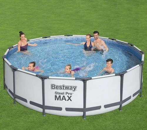 Каркасный бассейн bestway steel pro max 305x76см
