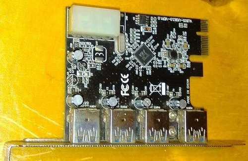 Контроллер PCI-E VIA VL805 4xUSB3.0