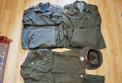 Офицерская форма РФ 2000х. Китель, куртки, брюки