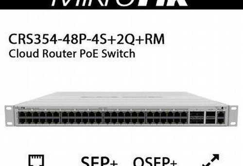 Коммутатор PoE CRS354-48P-4S+2Q+RM