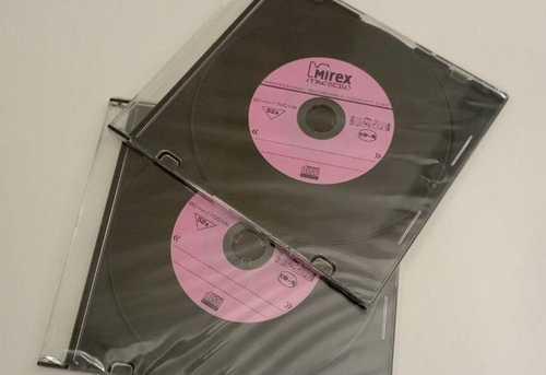CD-R диски Mirex 80 min / 700 Mb 2 шт